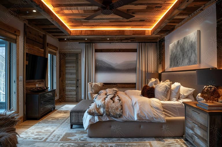 35 idées de bandes LED pour la chambre (2026) - LEDYi Lighting