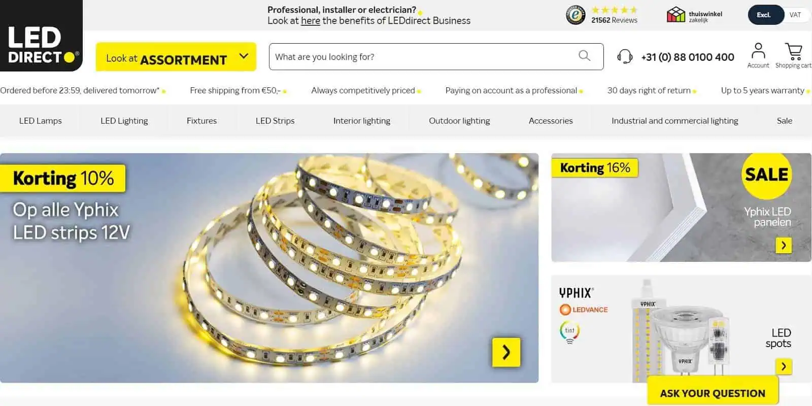 Top 27 LED Strip Light Manufacturers and Suppliers in Netherlands (2026) - LEDYi Lighting